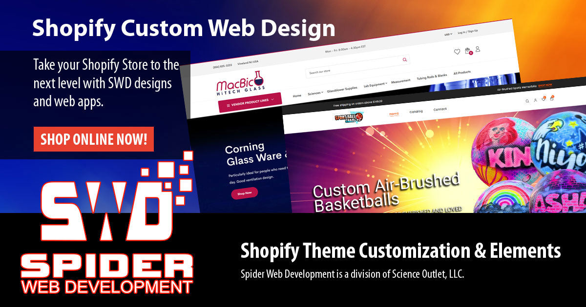Shopify Custom Theme Starter Package – Spider Web Development