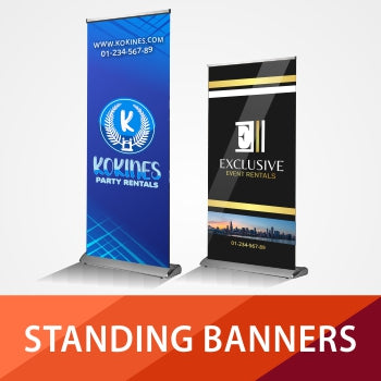 Standing Banners – Spider Web Development